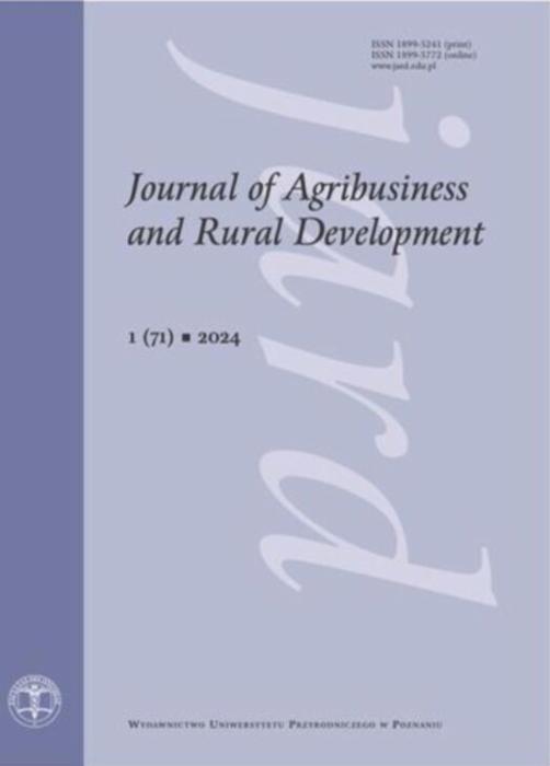 Journal of Agribusiness and Rural Development